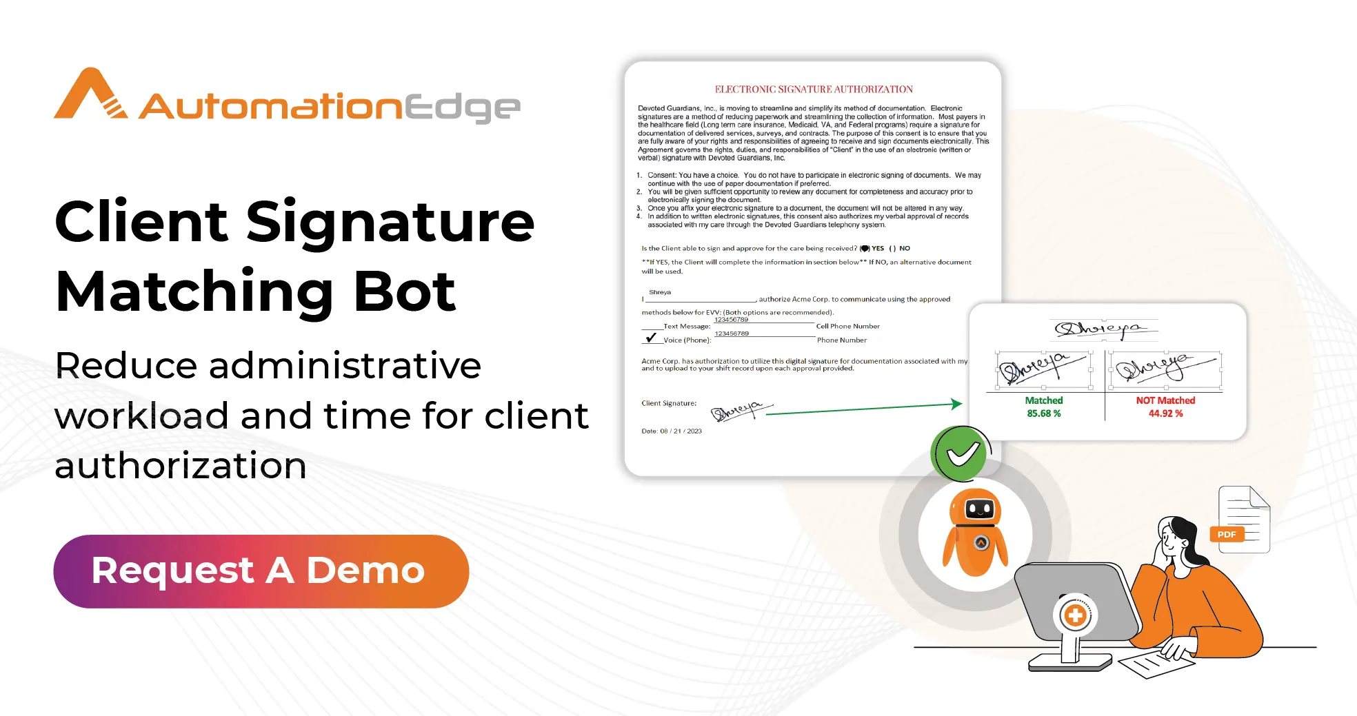 Automated Client Signature Matching for Home Health Care
