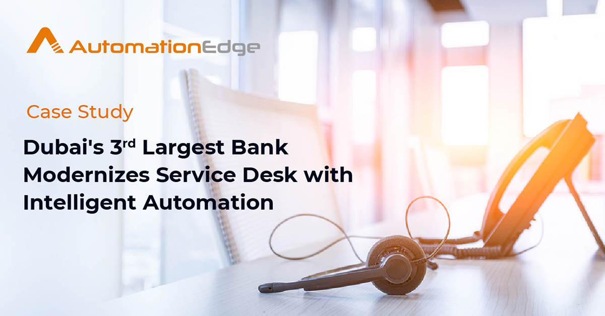 Modernizing IT Service Desk with Automation | AutomationEdge